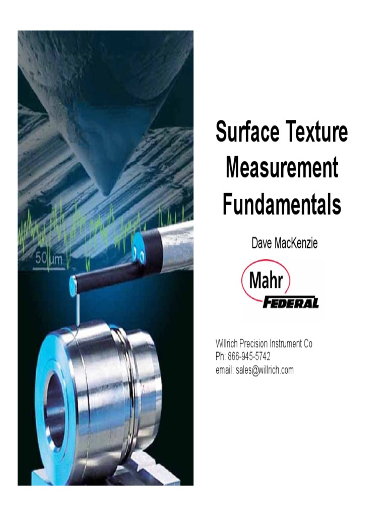 Surface Texture Measurement Fundamentals | PDF | Surface Roughness ...
