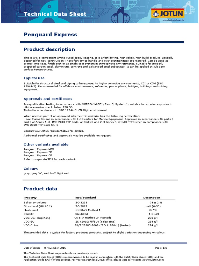 Penguard Express PDF | PDF | Abrasive | Epoxy