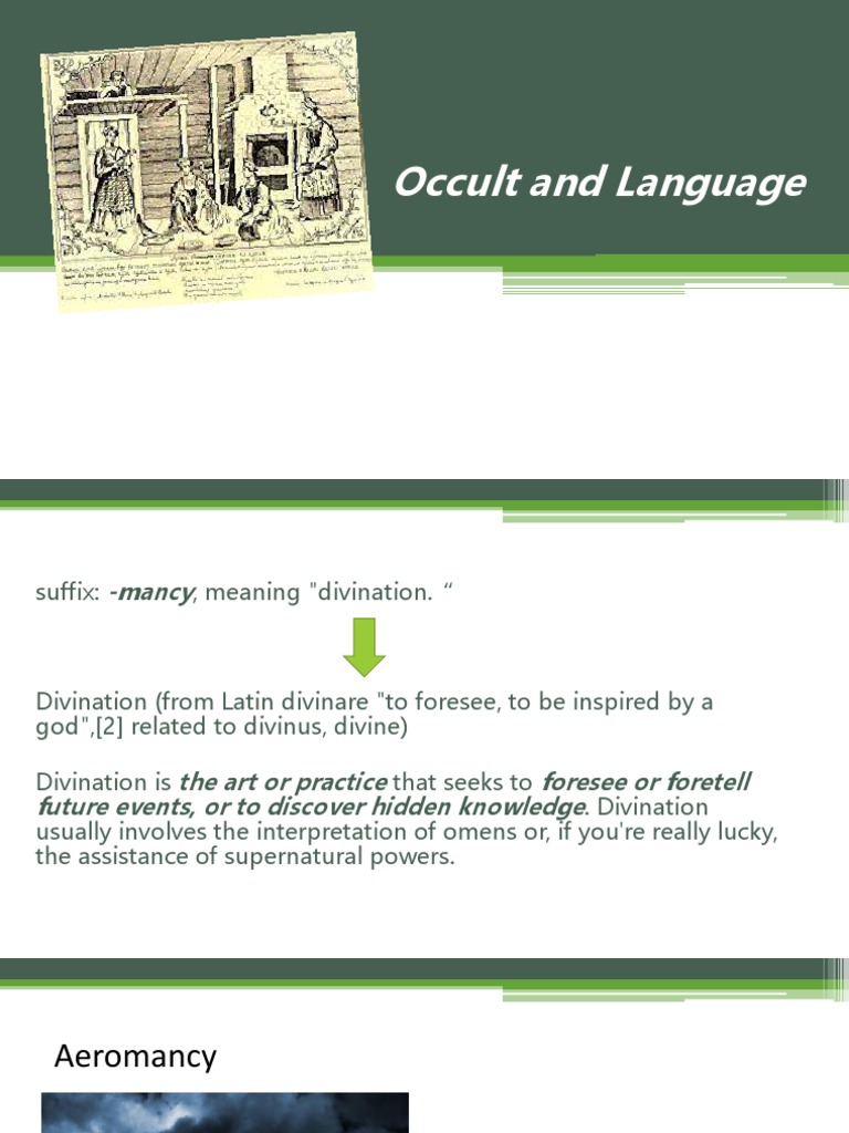 Occult and Language | PDF | Philosophy