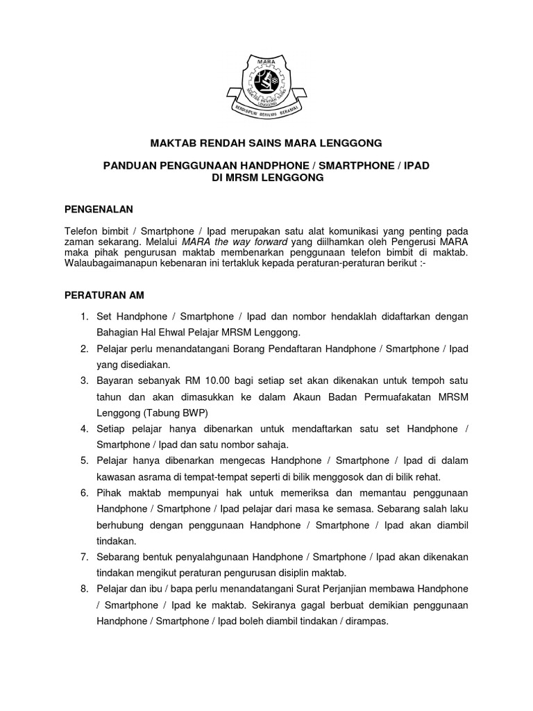 Panduan Penggunaan Telefon Bimbit | PDF