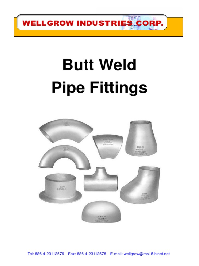 butt-weld-fittings.pdf | Pipe (Fluid Conveyance) | Building Engineering