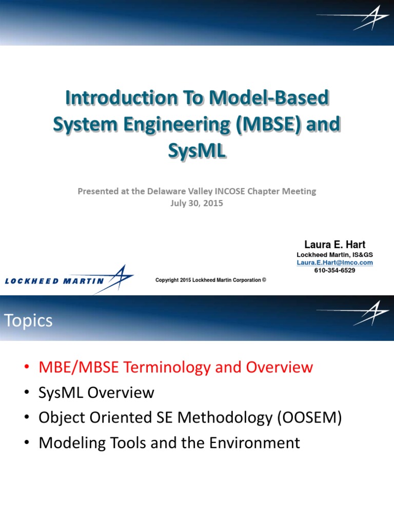 Mbse Overview Incose 30 July 2015 | PDF | Systems Engineering | Systems ...