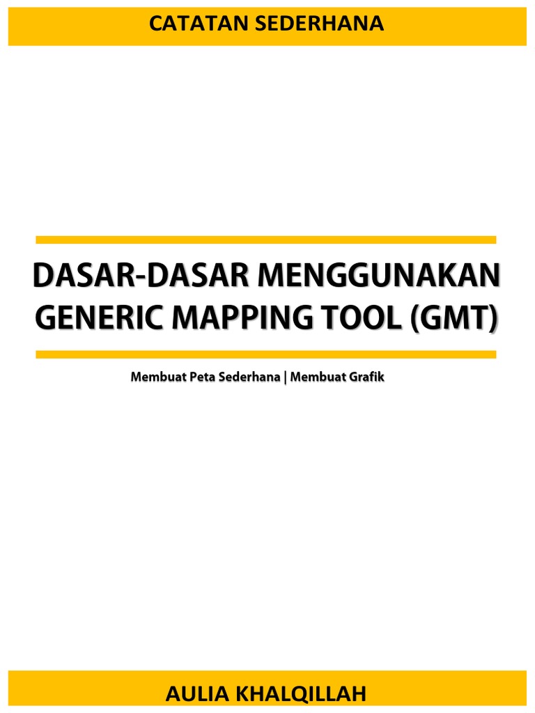 Tutorial GMT | PDF