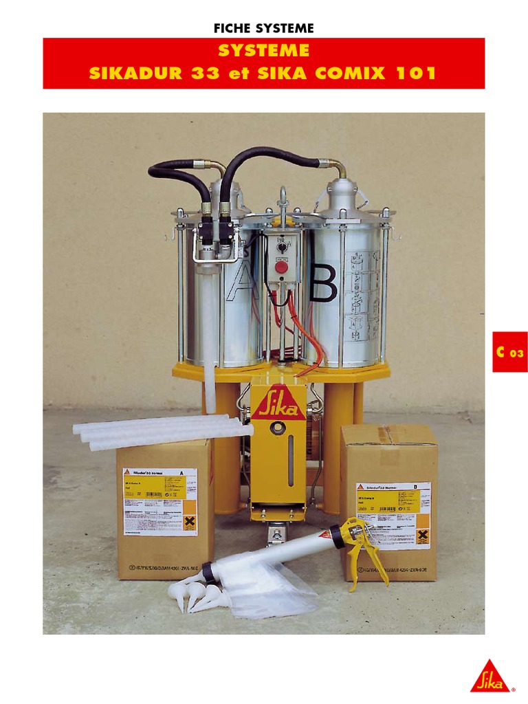 Système Sikadur 33 Et Sika Comix 101 fsc03 PDF | PDF