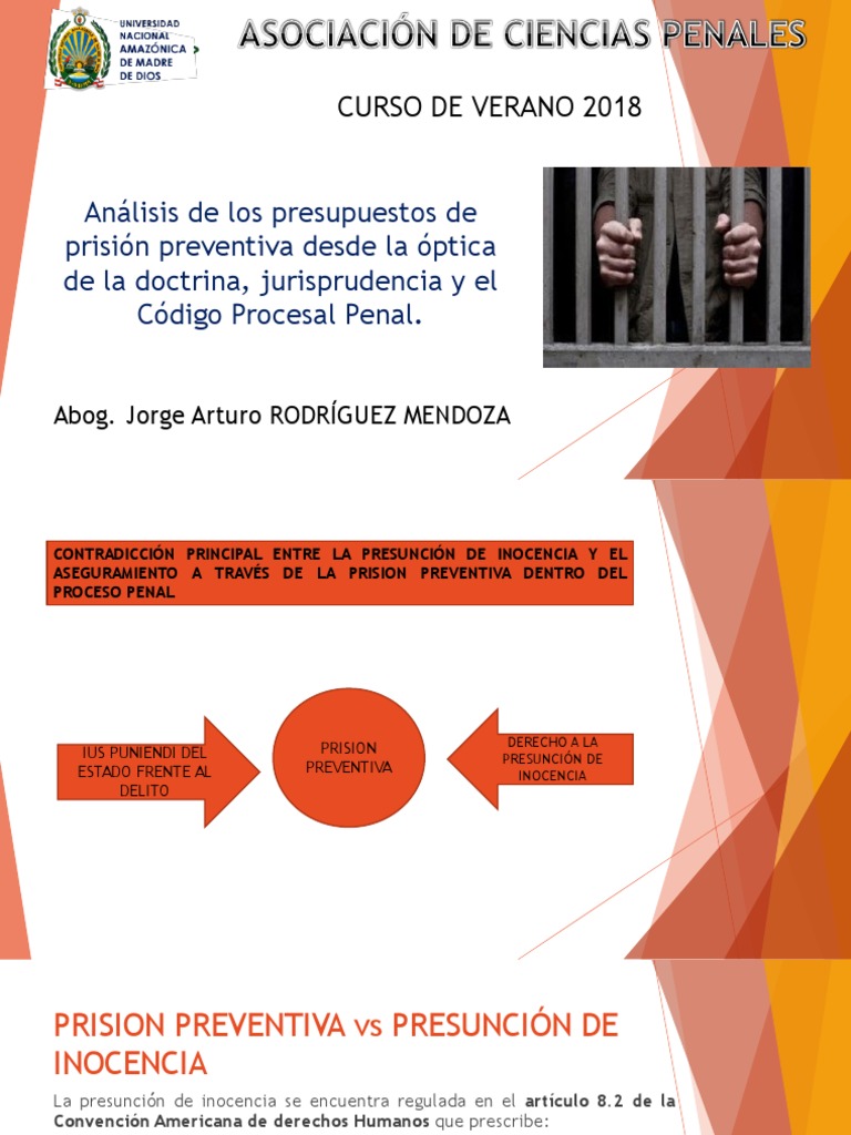 Prision Preventiva | PDF | Derecho penal | Ley procesal