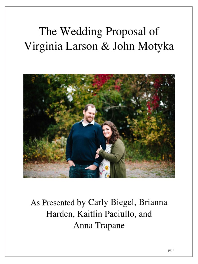 Wedding Proposal | PDF | Bridesmaid | Wedding