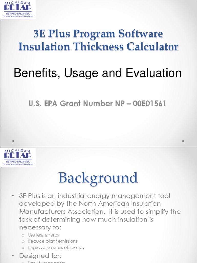 3E Plus Insulation Calculator - With Solved Examples | PDF | Building ...