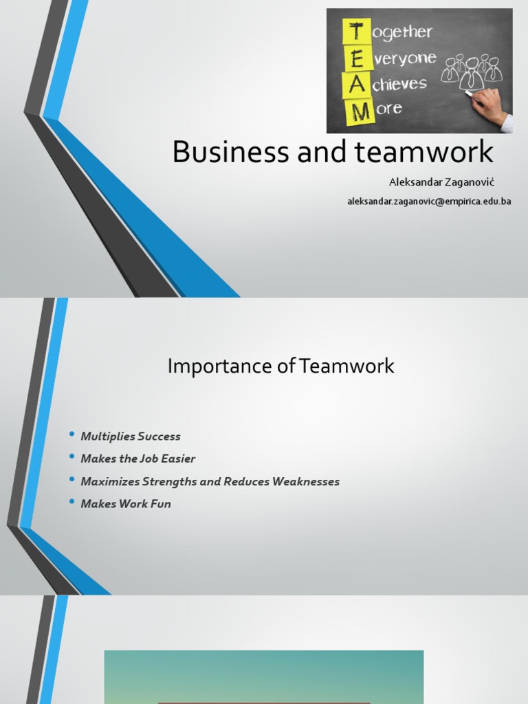 Benefits and Challenges of Teamwork | PDF