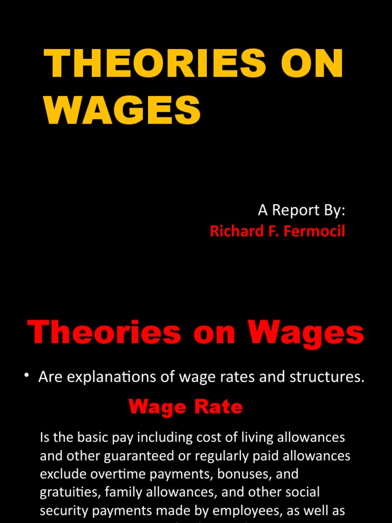 Theories of Wage Structures Explained | PDF | Wage | Salary