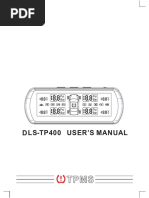 TPMS With External Sensor For Car User's Manual: Chapter 1. Function ...