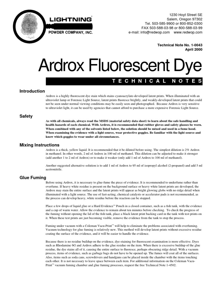 ardrox | Fingerprint | Photograph