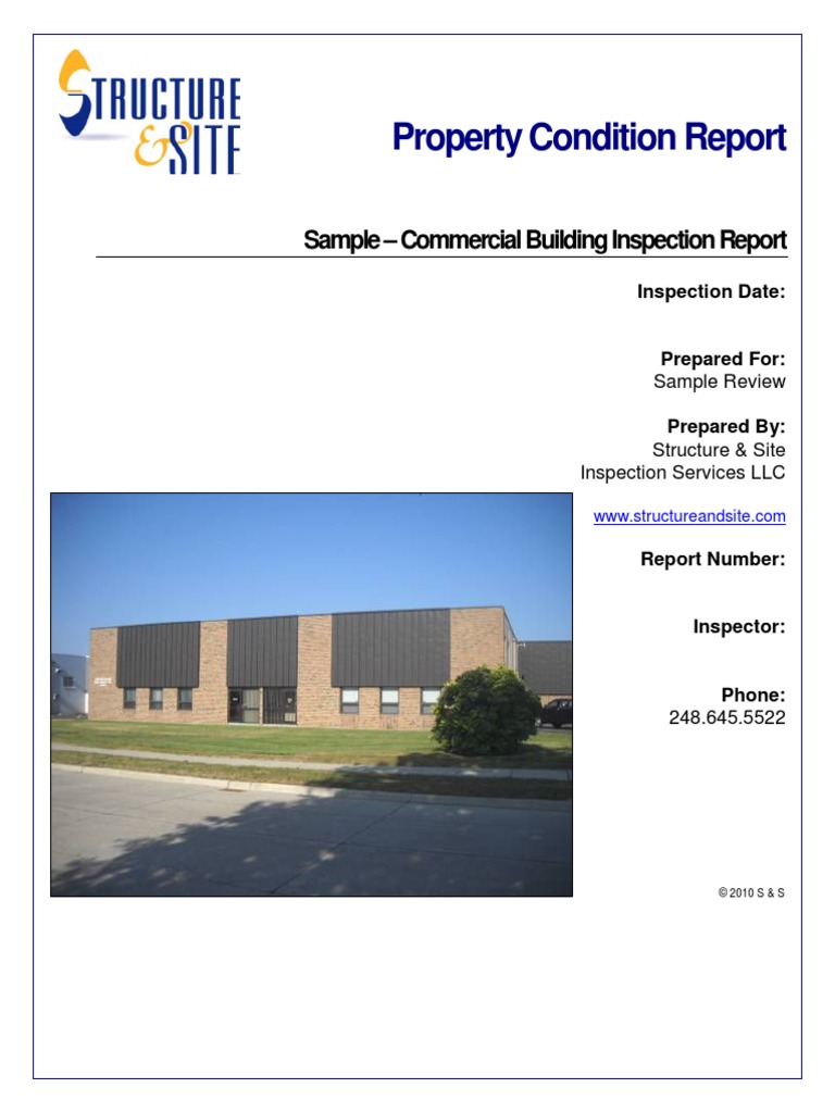 Sample Commercial Report | PDF | Roof | Hvac