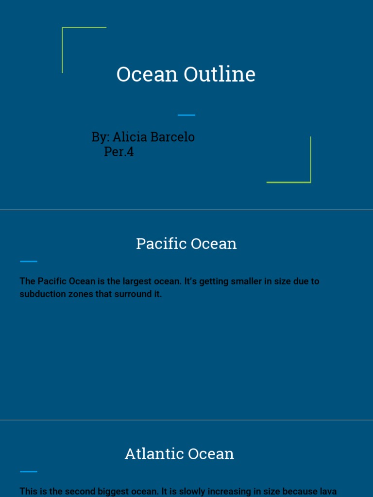 Oceans | PDF