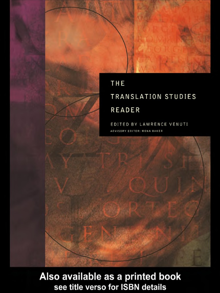 Berman Venuti-The Translation Studies Reader | PDF | Translations ...
