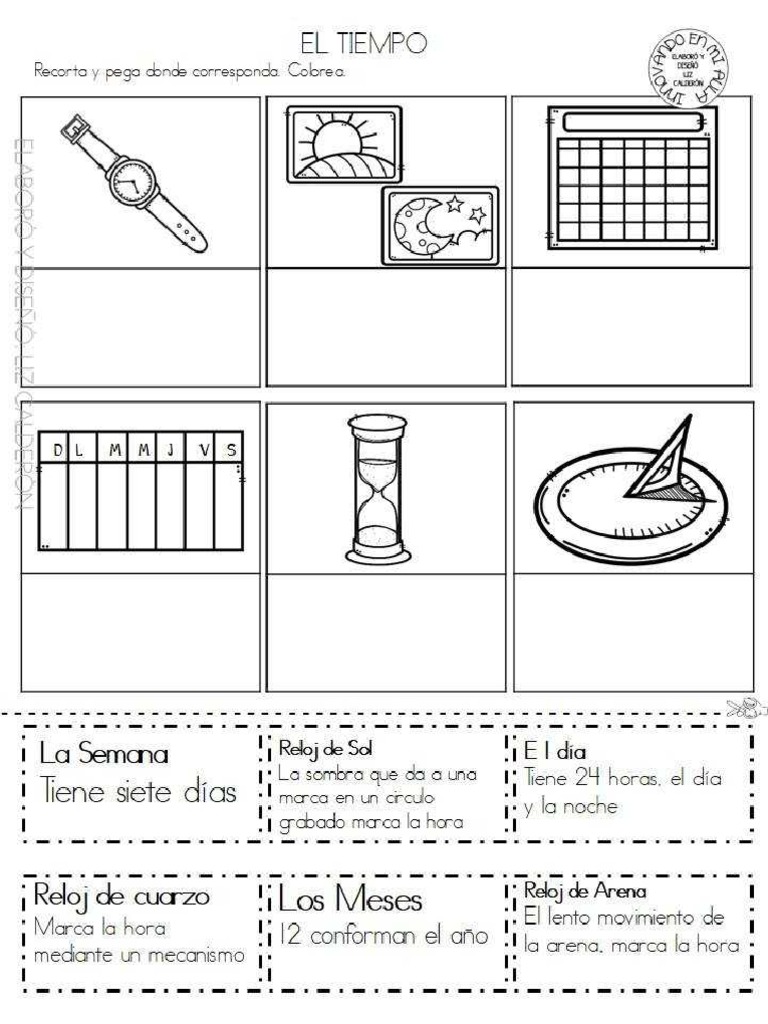 Fabulosas Actividades Interactivas para Trabajar El Tema Del Tiempo | PDF
