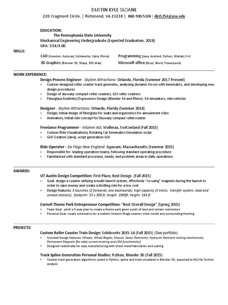 Dustin Kyle Sloane: 220 Cragmont Circle. - Richmond, VA 23238 | PDF | 3 ...