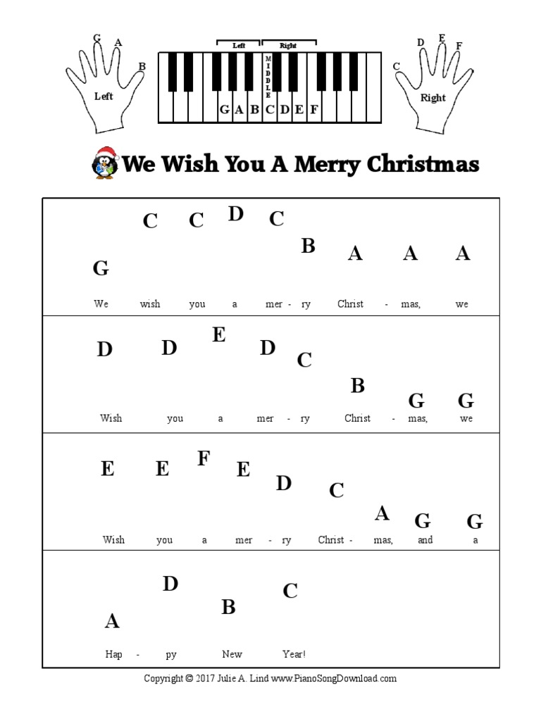 We Wish You A Merry Christmas Pre Staff | PDF | Christmas