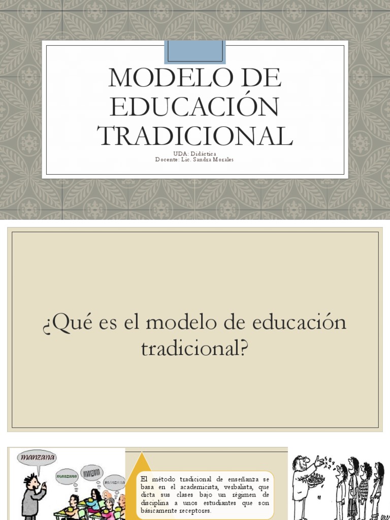 Modelo de Educación Tradicional | PDF | Maestros | Cambio