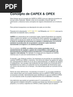 Instructivo para Plantilla CAPEX/OPEX | PDF | Negocios