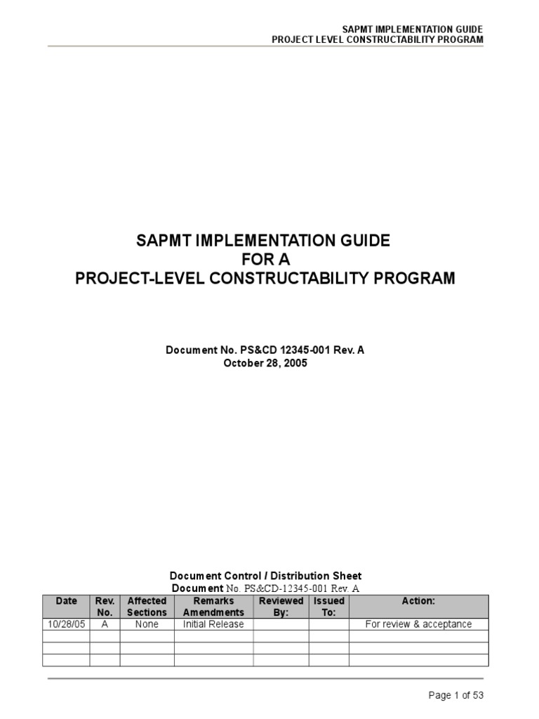 Constructability Implementation Guide | PDF | Construction Management | Request For Proposal
