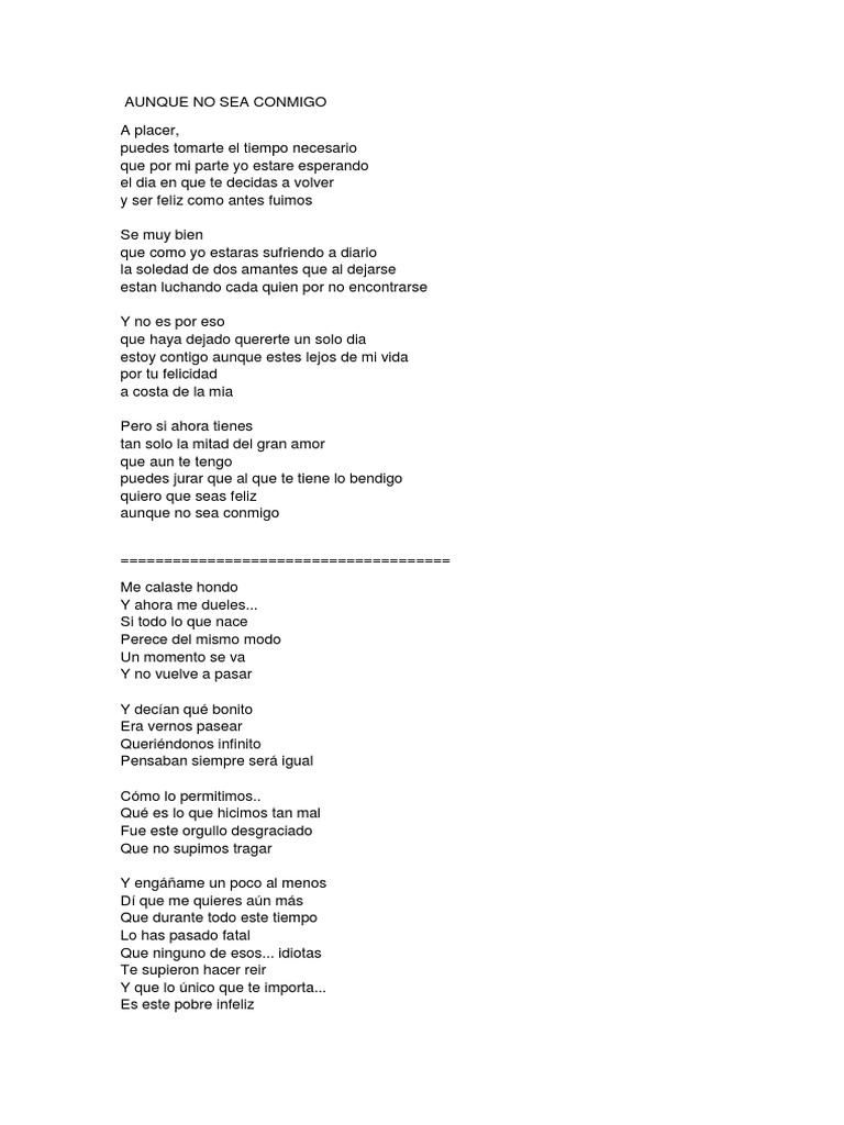 Amor y Despedida en Canciones Poéticas | PDF | Cocina, comidas y vino ...