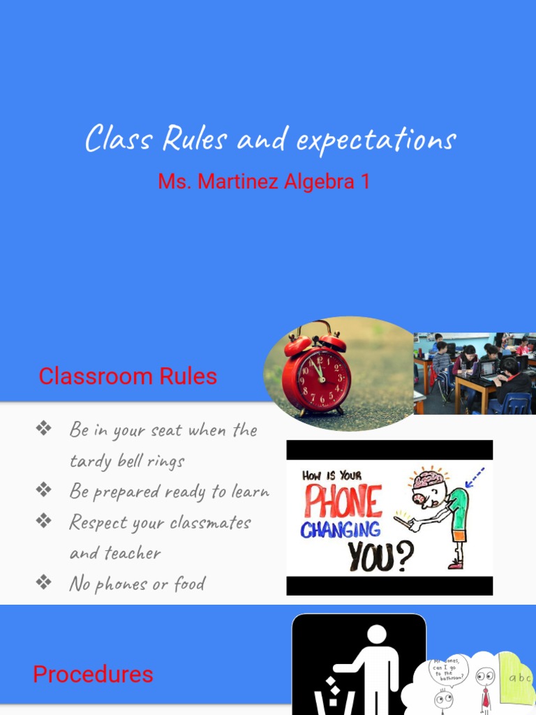Rules and Expectations | PDF