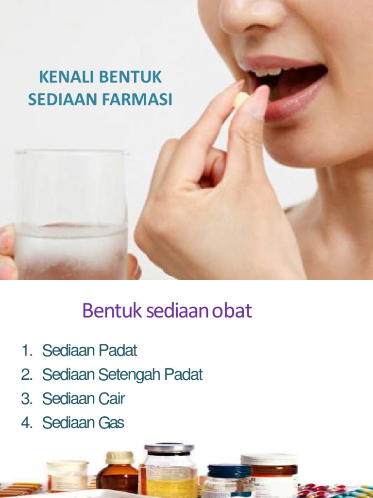 Bentuk Sediaan Obat dan Contohnya | PDF