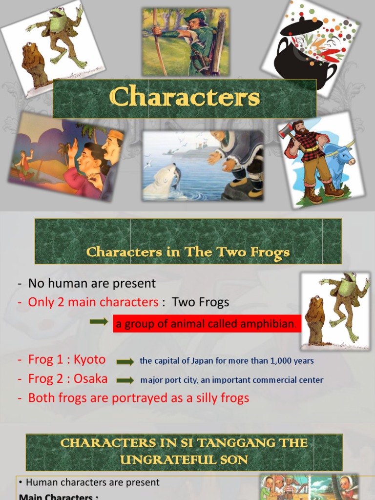 Characters in Folktales | PDF