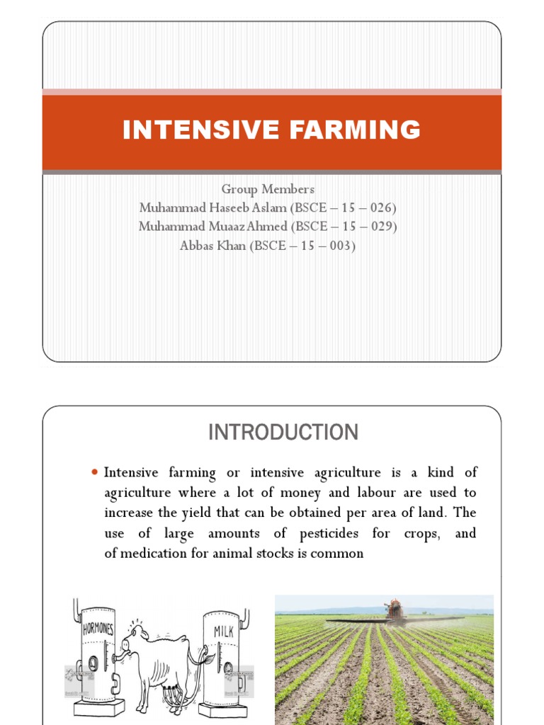 Intensive Farming PDF | PDF | Intensive Farming | Agriculture