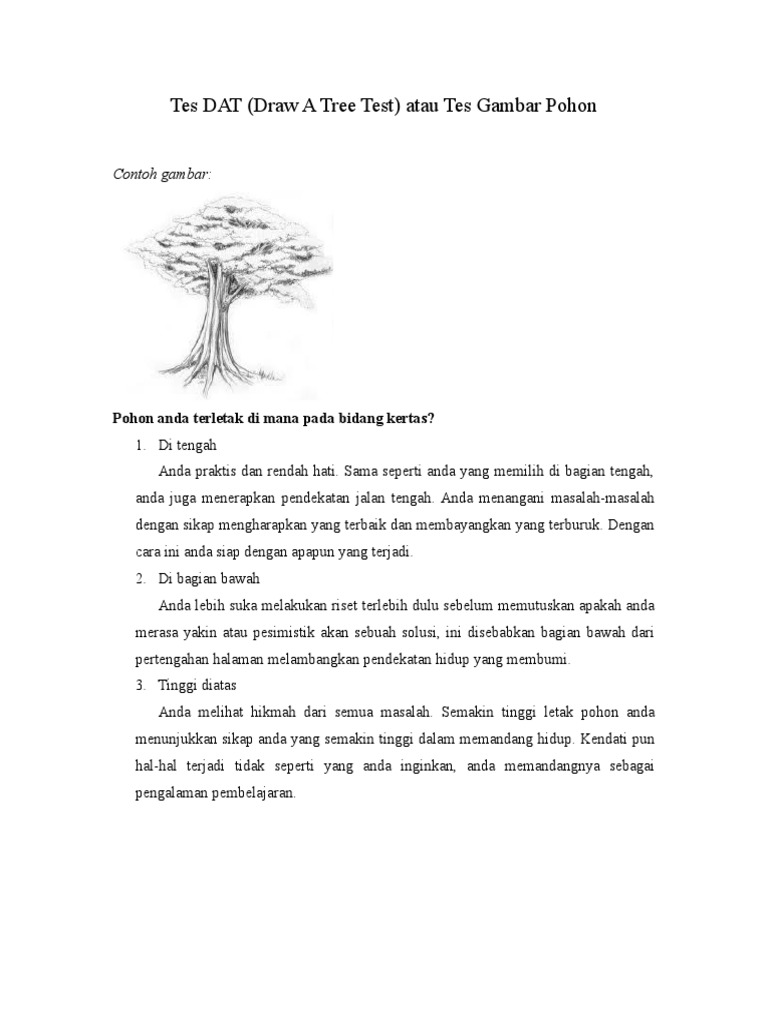 Tes DAT (Pohon) | PDF