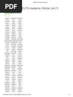 1 4000 IELTS Academic Words List | PDF