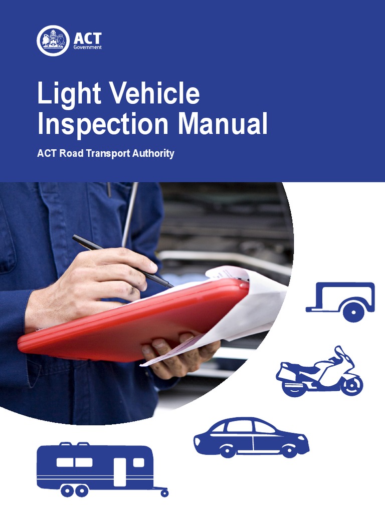 Light Vehicle Inspection Manual | PDF | Truck | Vehicles