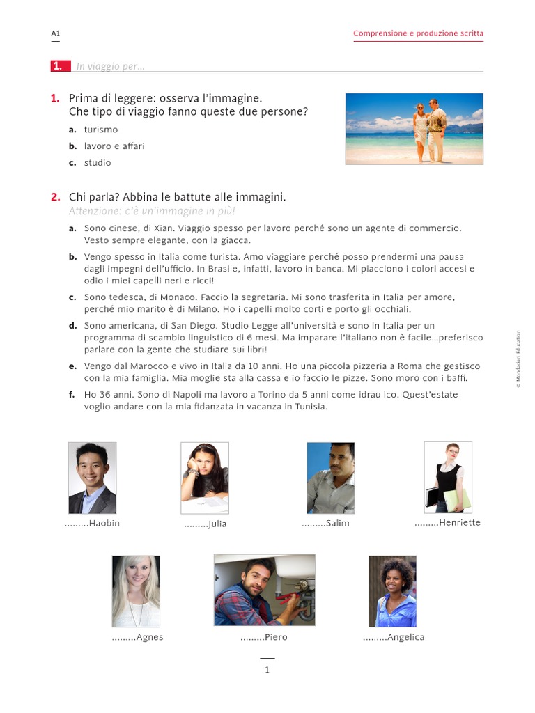 Comprensione Scritta - Tempo Libero e Passatempi PDF | PDF