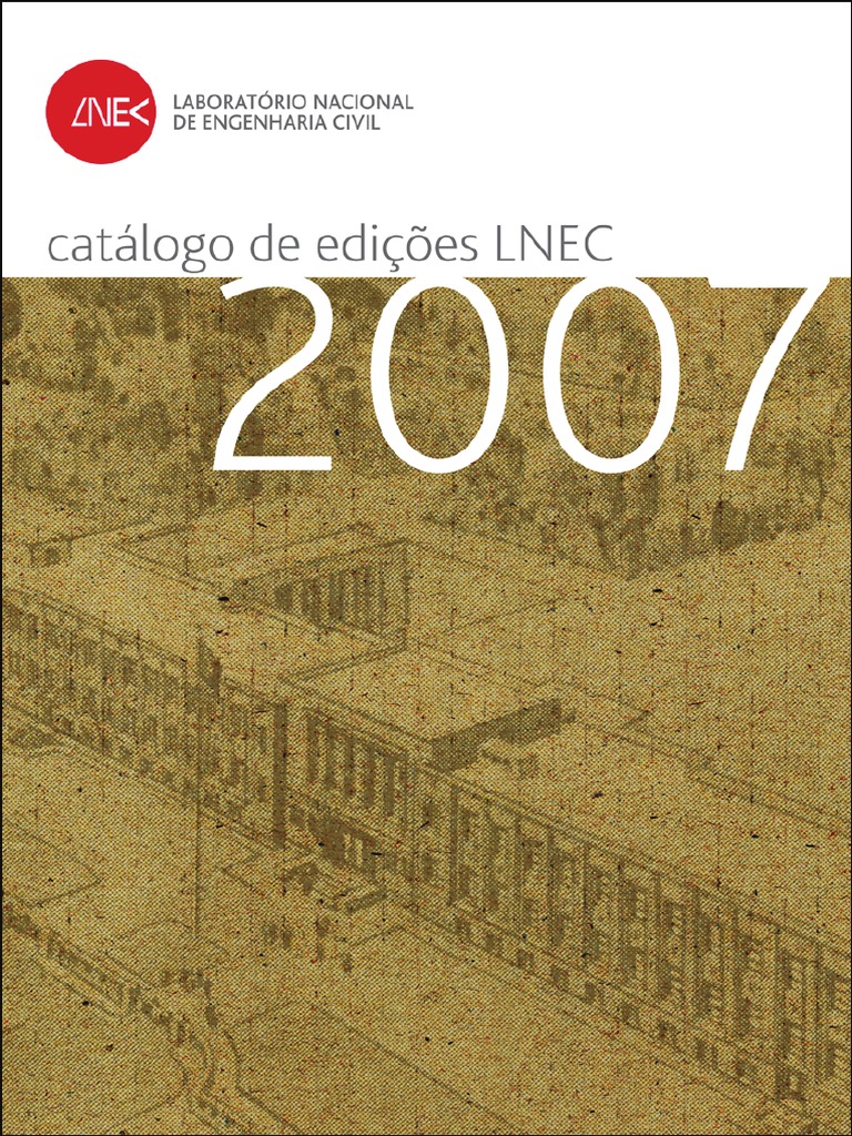 Catalogo LNEC 2007 | PDF | Lisboa | Engenharia