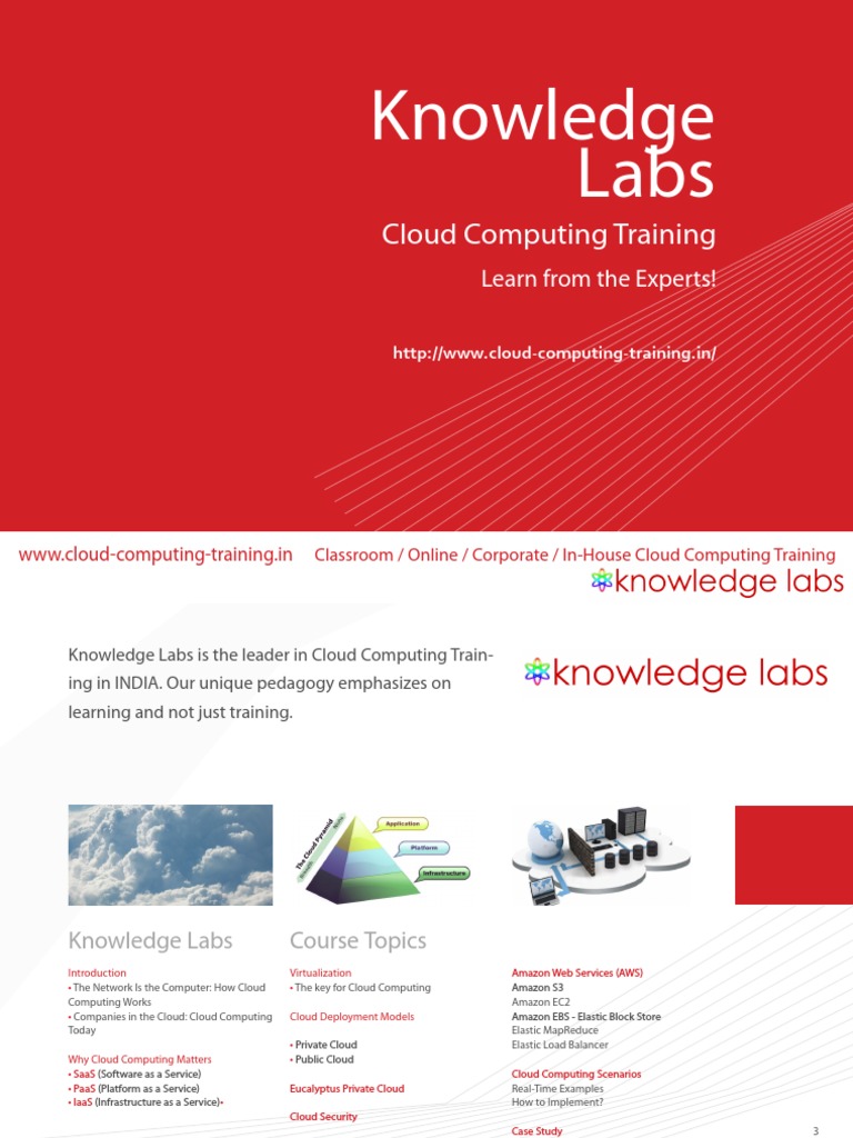 Knowledge Labs Cloud Computong Course | PDF | Cloud Computing | Distributed Computing Architecture