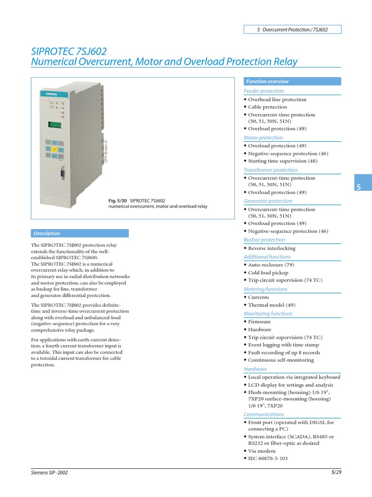 7SJ602 Short | PDF | Hertz | Electromagnetic Interference