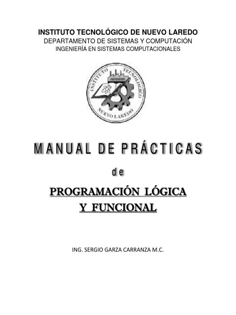 Manual de Practicas Plyf | PDF | Programacion Funcional | Lenguaje de programación