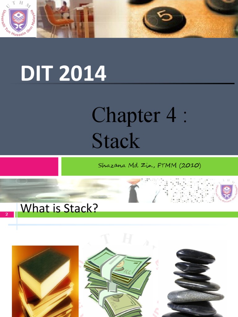 Chapter 4 - Stack | PDF | Software Development | Computer Data