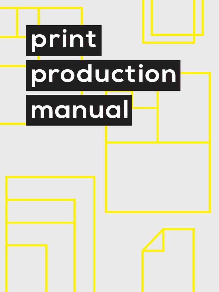 Print Manual PDF | PDF | Communication Design | Printing