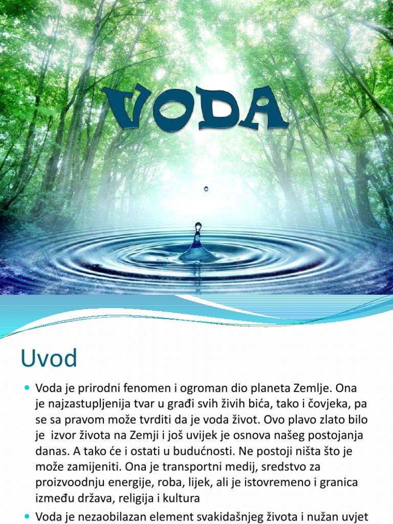 Voda PDF | PDF