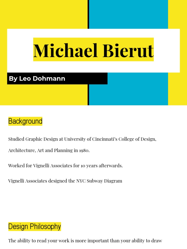 Michael Bierut | PDF | Social Science