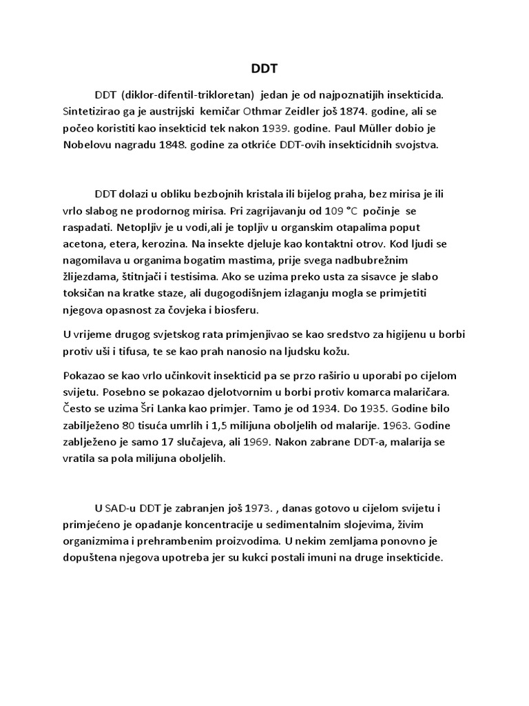 DDT | PDF