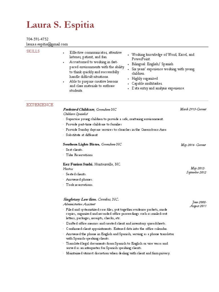 MKT Resume 2016 | PDF | Behavior Modification