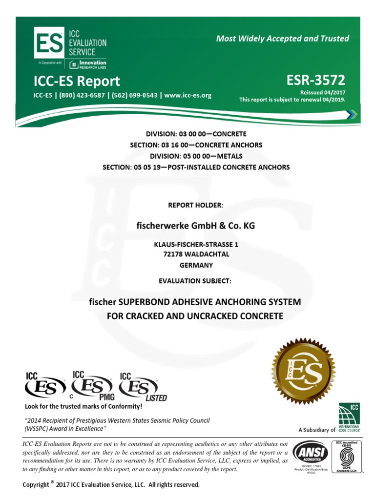 Esr 3572 | PDF | Strength Of Materials | Galvanization