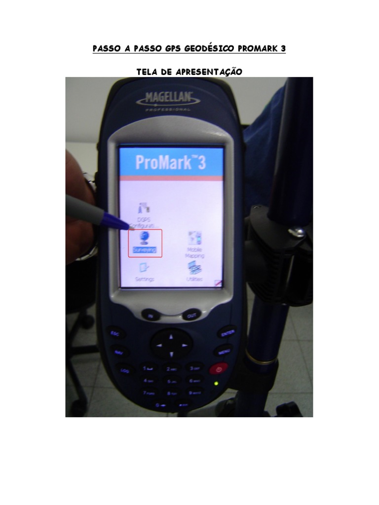 Passo A Passo GPS Geodésico Magellan Promark 3 PDF | PDF | Computadores