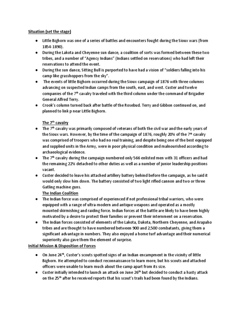 The Battle of Little Bighorn: Custer's Last Stand Against a Coalition ...