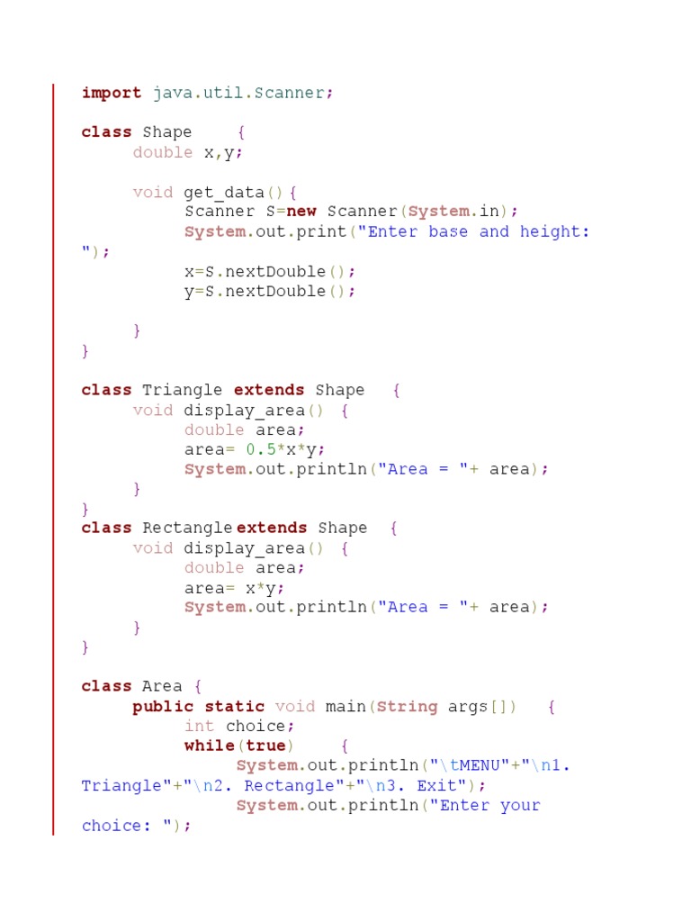 Shape X Y Get - Data Scanner S Scanner in Out Print X S Nextdouble Y S ...