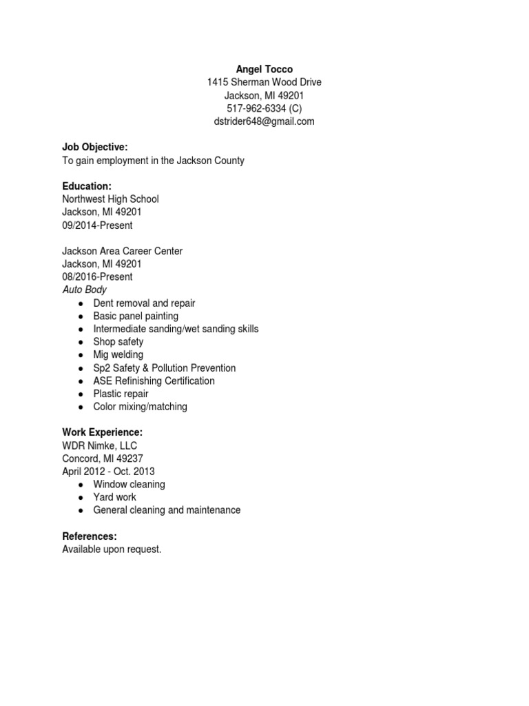 Senior Trans B Resume | PDF | Nature