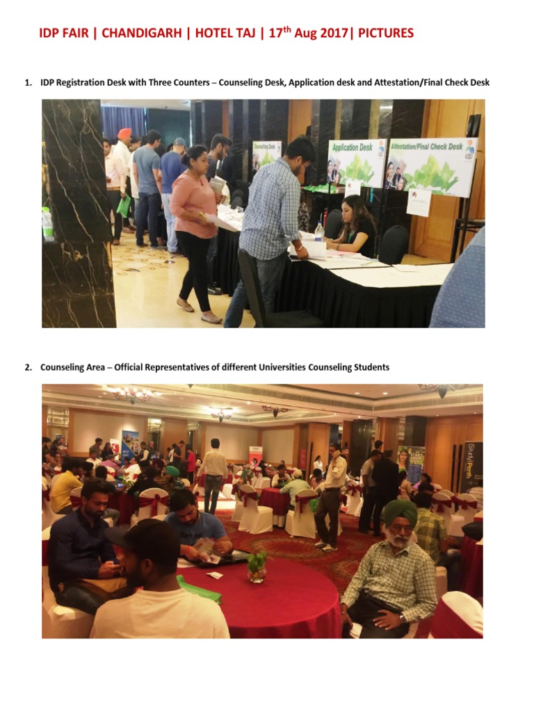 IDP Fair Chandigarh 2017 Highlights | PDF