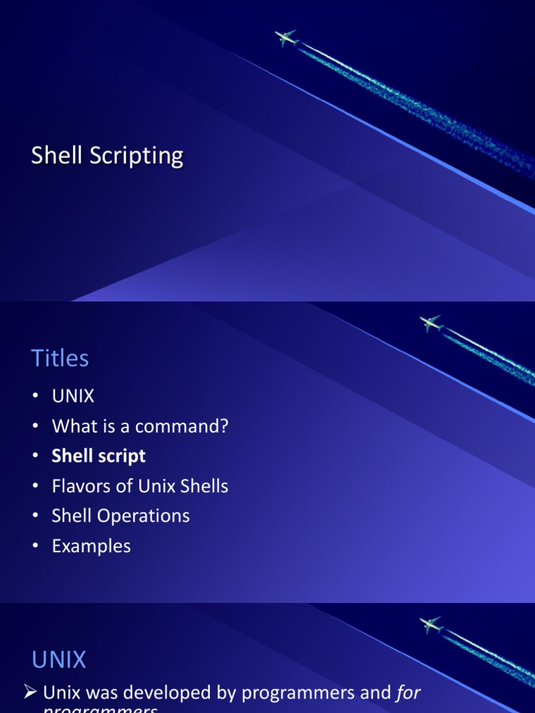 Shell Script | PDF | Command Line Interface | Computer Programming